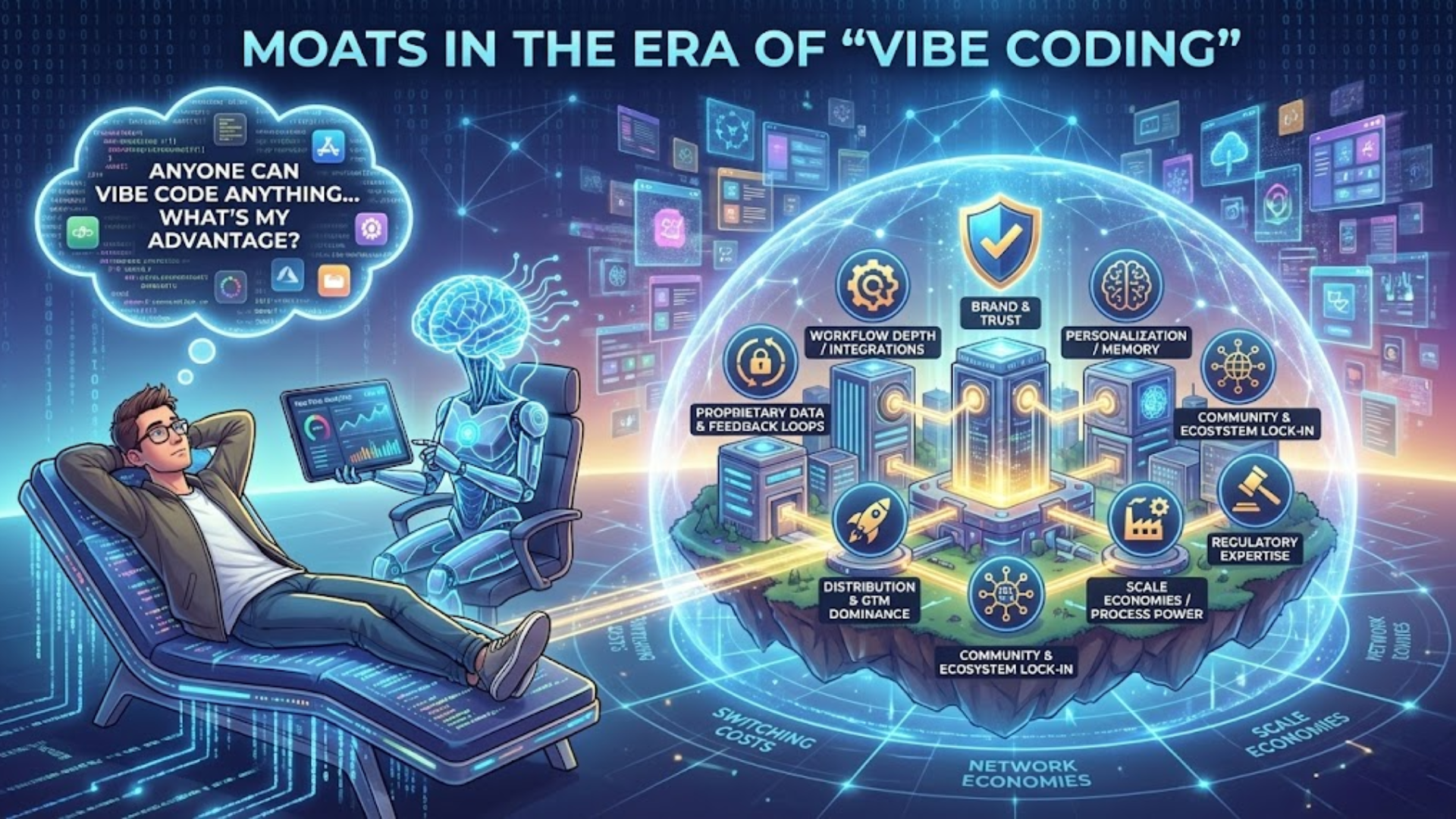 Moats in the Era of Vibe Coding · >_ John Januszczak | Technology ...